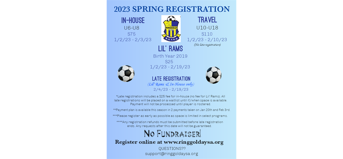 Ringgold Area Youth Soccer Association > Home